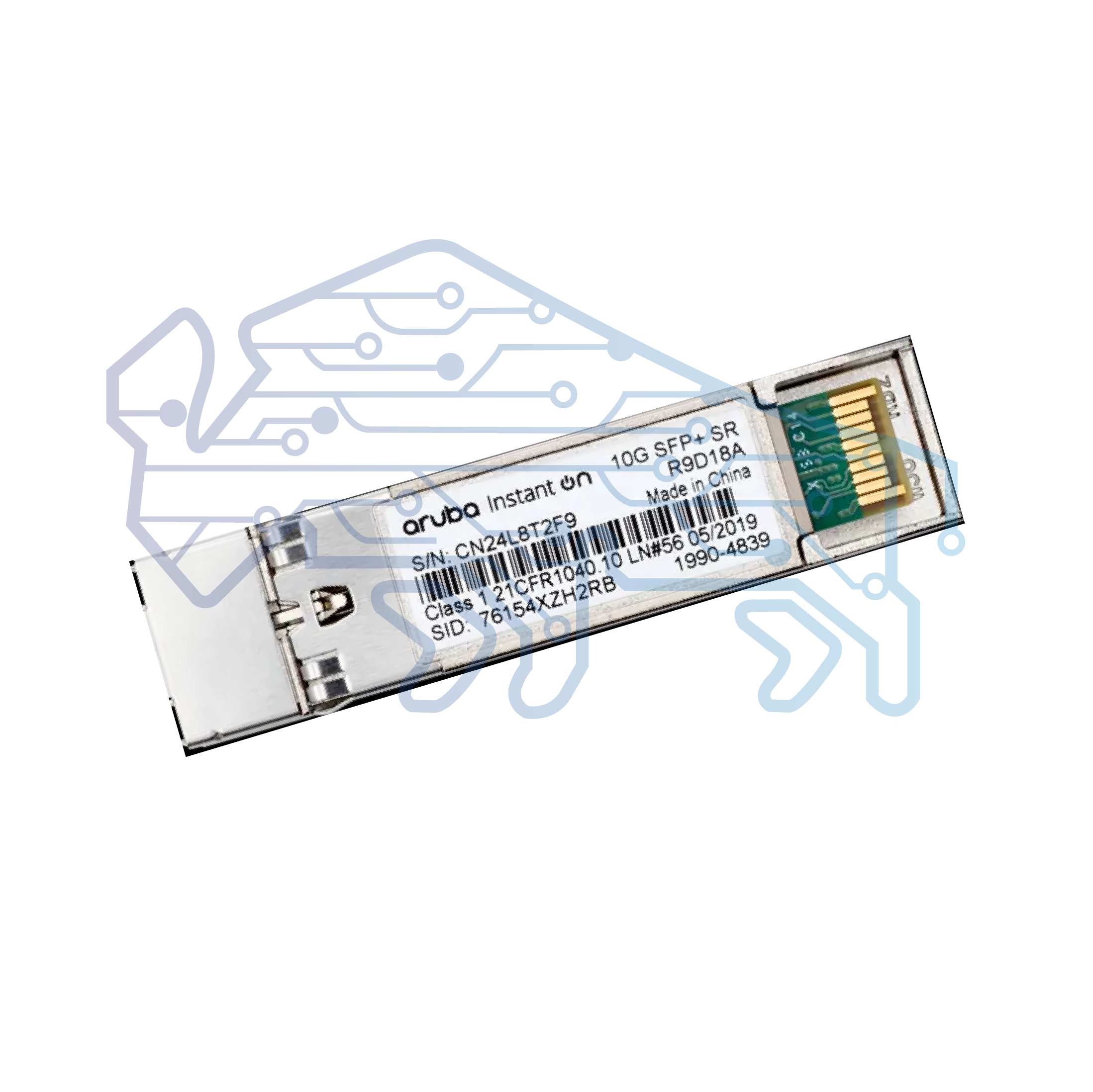 R9D18A TRANSCEIVER HPE ARUBA SFP+ LC 10G-SR